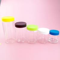 China Round Straight 150ml 250ml 360ml 450ml Plastic Food Jars With PP Thread Cap for sale