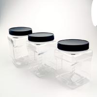China Shatterproof Kitchen Countertop 500ml Plastic Food Jars for sale