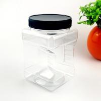 China 130oz 3800ml 1 Gallon Plastic Screw Cap Jars For Spice Storage for sale