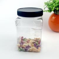 China 130oz 3800ml 1 Gallon Plastic Screw Cap Jars For Spice Storage for sale