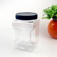 China 275mm Height Cookies 4500ml Plastic Grip Jar With Screw Cap for sale