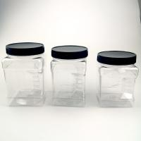 China 130oz 3800ml 1 Gallon Plastic Screw Cap Jars For Spice Storage for sale