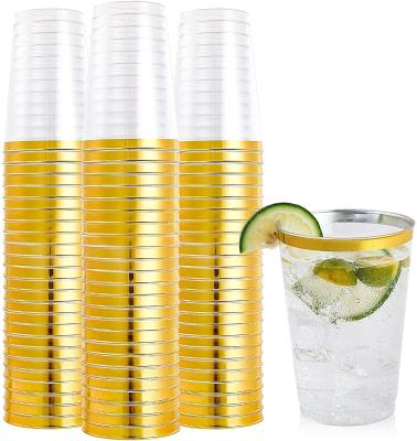 China Clear Plastic Ps Airtight Beer Juice Disposable Bubble Tea Cups for sale