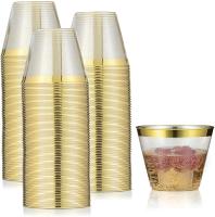 China Clear Plastic Ps Airtight Beer Juice Disposable Bubble Tea Cups for sale