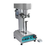 China 20pcs/min Bottle Sealing Machine Bubble Manual Metal Can Hand Seamer for sale