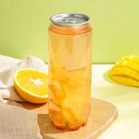 China 12oz 350ml 16oz 500ml Plastic Juice Bottles With Easy Open Lid for sale