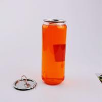 China Plastic Drink Bottle Beverage Juice Soda Can Packaging With Lid for sale