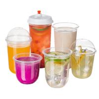 China ODM Double Wall Plastic Bubble Tea Cups For Iced Coffee Cup Pp Injection for sale