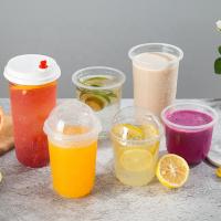 China ODM Double Wall Plastic Bubble Tea Cups For Iced Coffee Cup Pp Injection for sale
