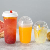 China ODM Double Wall Plastic Bubble Tea Cups For Iced Coffee Cup Pp Injection for sale