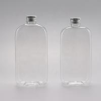 China OEM 550ml PET Beverage Plastic Juice Bottle With Aluminum Screw Cap for sale