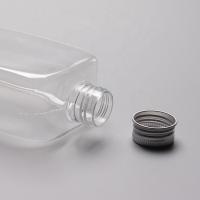 China OEM 550ml PET Beverage Plastic Juice Bottle With Aluminum Screw Cap for sale