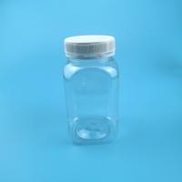 China 320ml Medicine Plastic Food Jars Square Honey PET Bottle With Tamper Evident Cap for sale