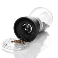 China Mini Glass 100ml Pepper Spice Grinder With Screw Cap for sale