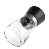 China Mini Glass 100ml Pepper Spice Grinder With Screw Cap for sale