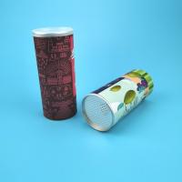 China CMYK Composite Paper Tube Packaging For Nuts Candy for sale