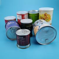 China CMYK Composite Paper Tube Packaging For Nuts Candy for sale