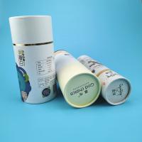 China Custom Cardboard Deodorant Composite Paper Tube Cans With PE Lid for sale