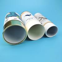 China Custom Cardboard Deodorant Composite Paper Tube Cans With PE Lid for sale