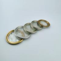 China Aluminum POE EOE Foil Peel Off Lid Clear Pull Tab Easy Tear Cover for sale