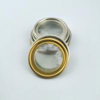 China Aluminum POE EOE Foil Peel Off Lid Clear Pull Tab Easy Tear Cover for sale