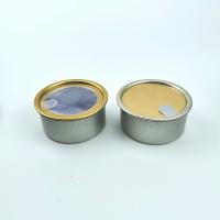 China Aluminum POE EOE Foil Peel Off Lid Clear Pull Tab Easy Tear Cover for sale