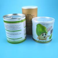 China Cardboard Paper Composite Cans Recyclable Tube Box For Food for sale