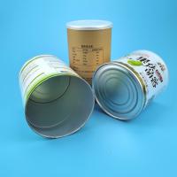 China Cardboard Paper Composite Cans Recyclable Tube Box For Food for sale