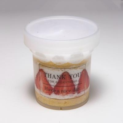 China 180ml Soup Ice Cream Reusable Plastic Cups With Lids for sale