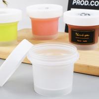 China 180ml Soup Ice Cream Reusable Plastic Cups With Lids for sale