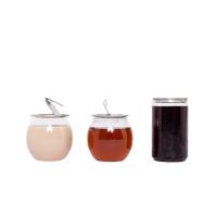 China 250ml Round Plastic Beverage Cans With Easy Open End Clear Drinks Bottles for sale