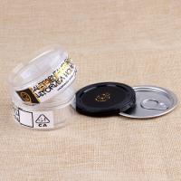 China Customize 3.5g 100ml Plastic Food Cans Weed Storage Jar With Easy Open End for sale