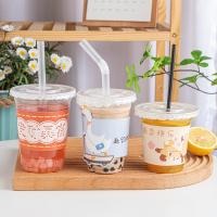 China FDA 24 Oz Plastic Cups With Lid For Yogurt Milk Tea PP Disposable Hard Coffee Beverage Cups for sale