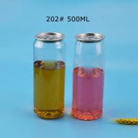 China BPA Free Transparent 200ml Plastic Empty Soda Cans for sale