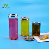 China BPA Free Transparent 200ml Plastic Empty Soda Cans for sale