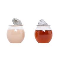 China 600ml Plastic Beverage Jar With Easy Open End Round Drinks Bottles for sale