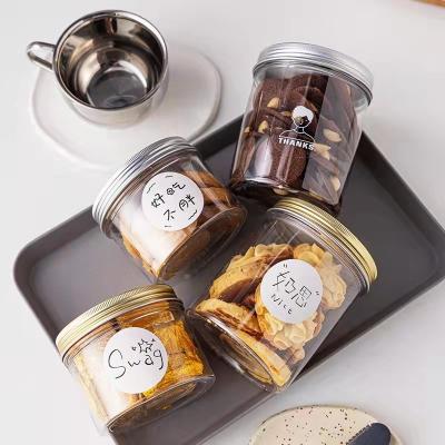 China Custom Christmas Santa Cookie Jar With Lid Plastic Jam container 1400ml for sale