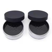 China ABS 20g Translucent Bling Loose Powder Container Non Spill for sale