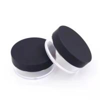 China ABS 20g Translucent Bling Loose Powder Container Non Spill for sale