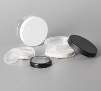 China ABS 20g Translucent Bling Loose Powder Container Non Spill for sale