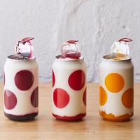 China 210ml Transparent Plastic Beverage Jar Pet Drink Bottle for sale