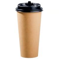 China ODM 600ml Paper Boba tea Cups Disposable Hot Beverage Cup for sale