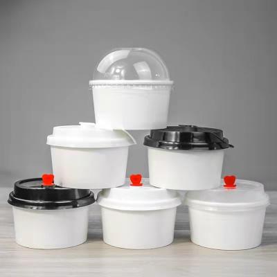 China OEM 10.82oz Disposable Paper Ice Cream Cups For Nuts Dried Fruits for sale