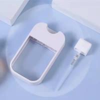 China 30ml Airless Square Spray Bottle For Serum 60ml Silk Screen Printing Logo for sale