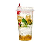 China BPA Free 16oz Plastic Cups With Lids Straws 32oz Double Wall PP Drinking Cup for sale