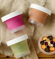 China Round Single Wall 180ml Ice Cream Balm Container With Lid for sale
