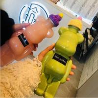 China Recyclable 700ml Teddy Bear Drink Bottle For Soda Beverage for sale