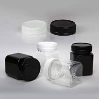 China 200ml 320ml 400ml Plastic Spice Container Amber Honey Jar for sale