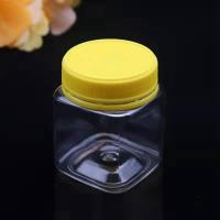 China Tamper Evident Containers 8 Oz Plastic Food Jars With Lids 400ml for sale