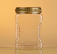 China 275mm Height Food Grade 2 Gallon Cookie Jar With Black Lid for sale